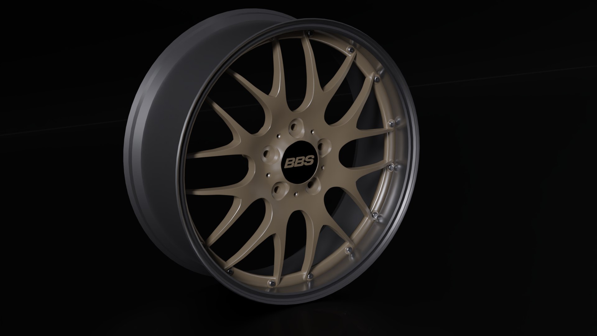 3D Custom Wheel BBS RS-GT - TurboSquid 1866881