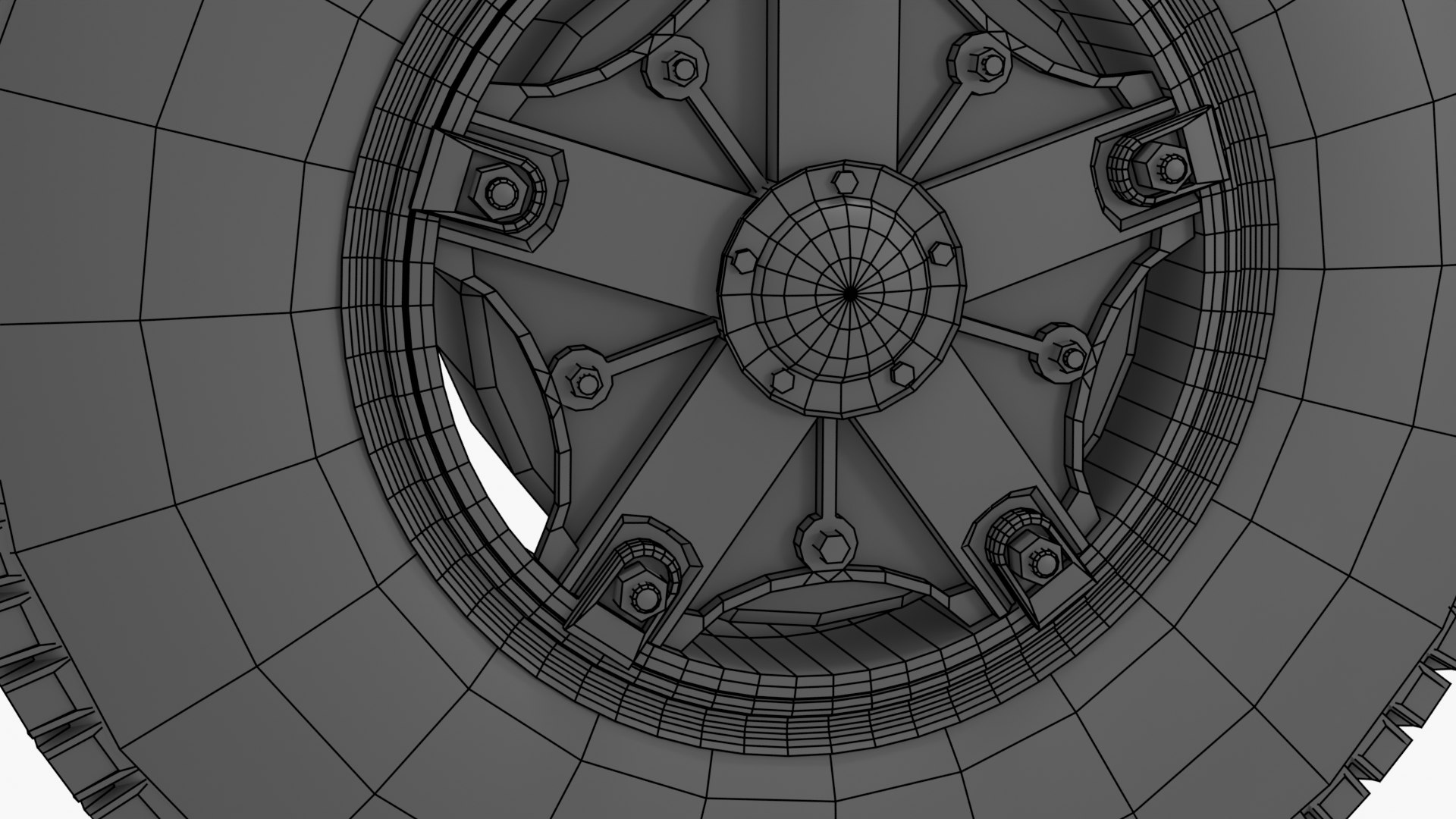 Old Truck Wheels 3D Model - TurboSquid 2027931