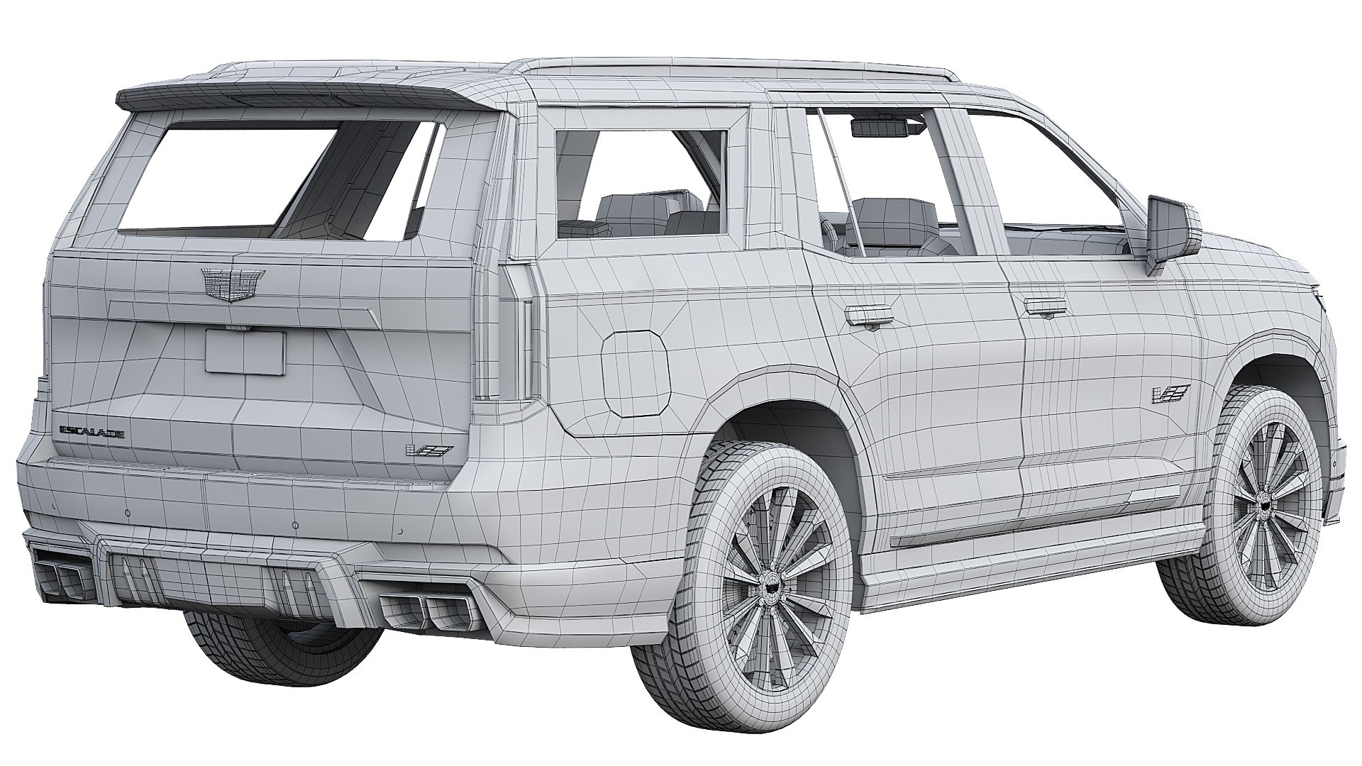 Cadillac Escalade V 2025 3D Model - TurboSquid 2258087