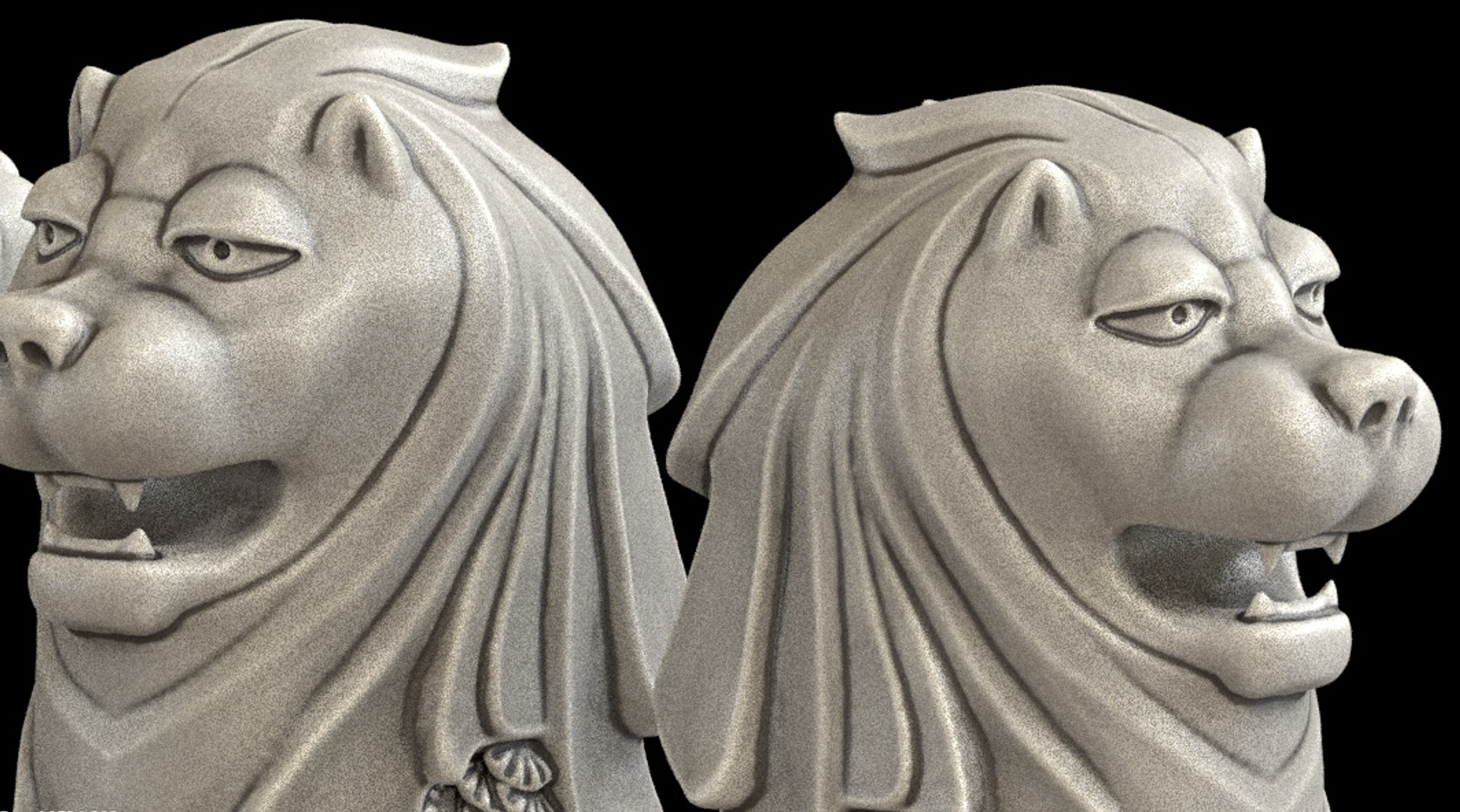 Singapore Merlion 3D Model - TurboSquid 1337099