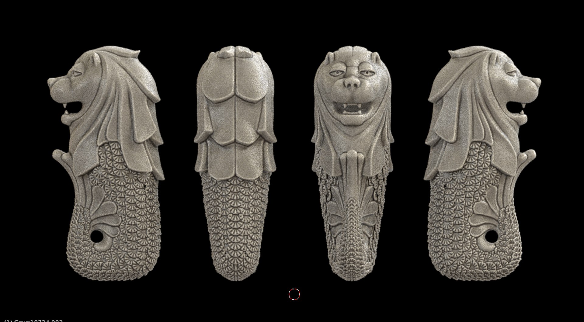 Singapore Merlion 3D Model - TurboSquid 1337099