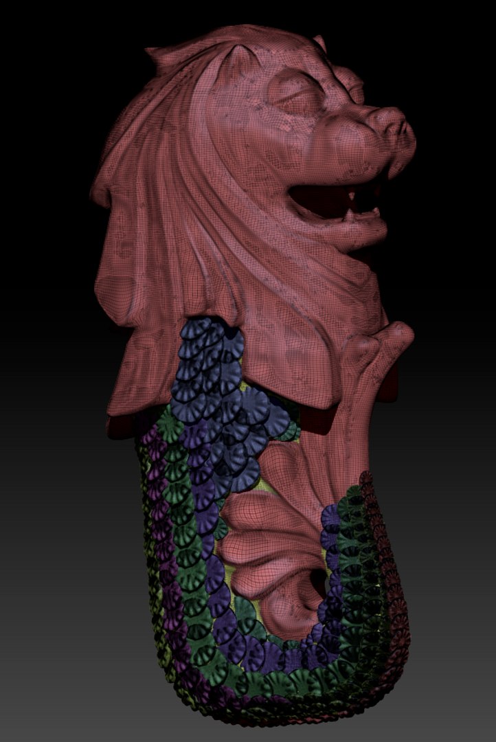 Singapore Merlion 3D Model - TurboSquid 1337099
