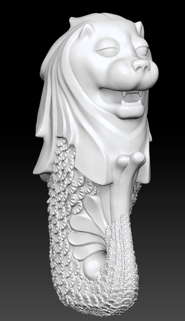 Singapore Merlion 3D Model - TurboSquid 1337099