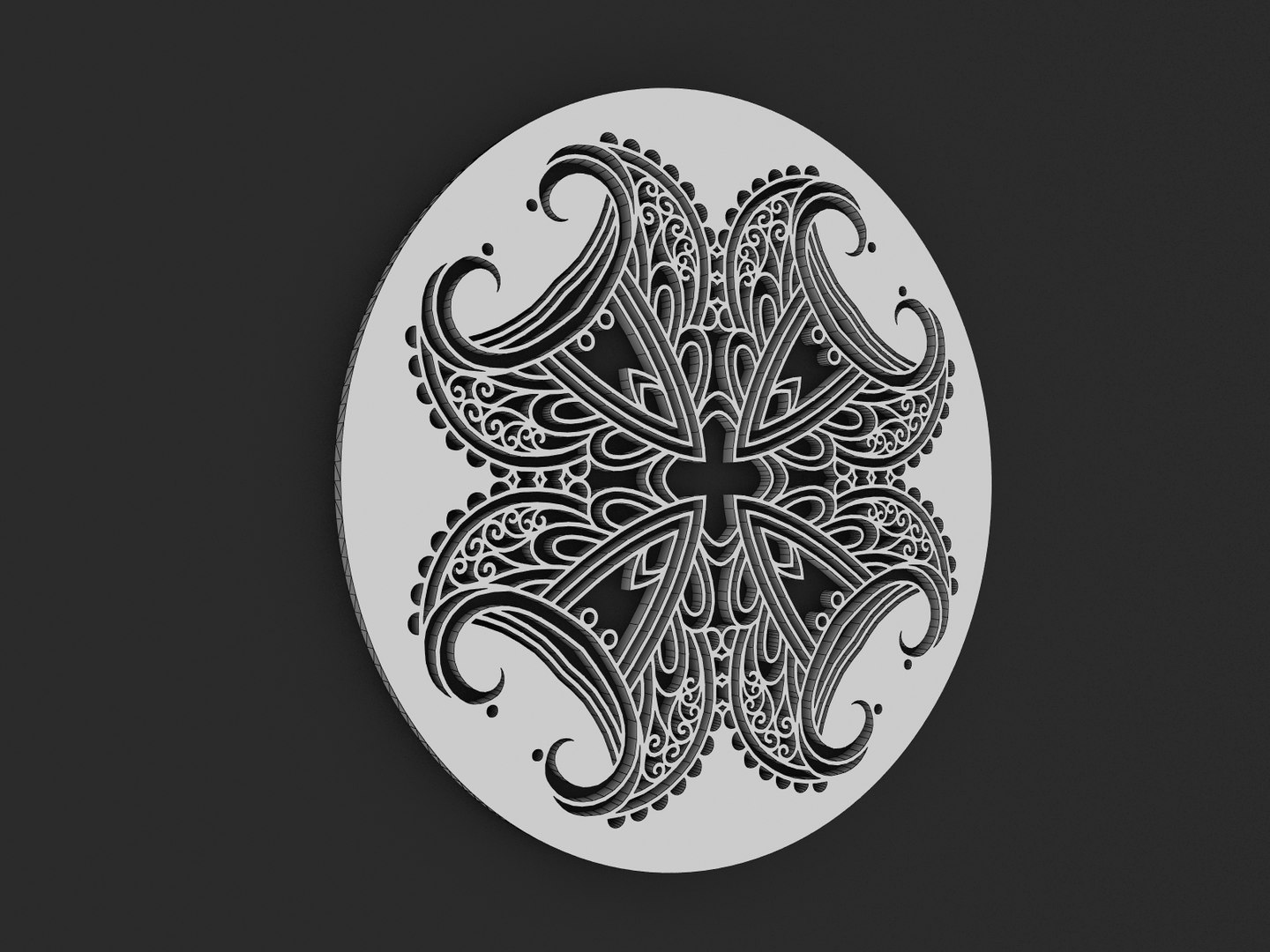 Mandala Cnc Model - TurboSquid 1453870