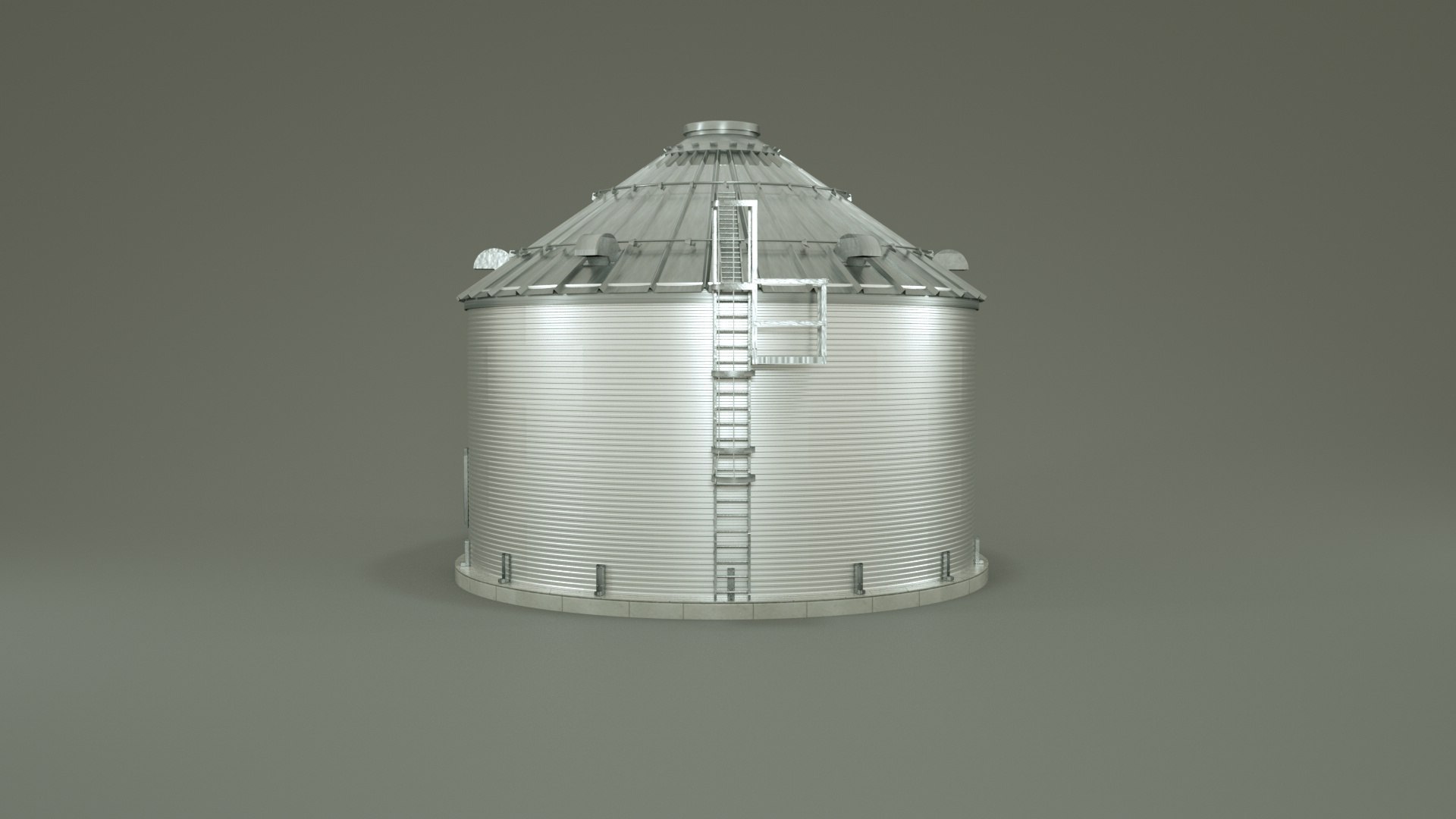 modelo 3d Modelo 3D de silo de grano - TurboSquid 2165858