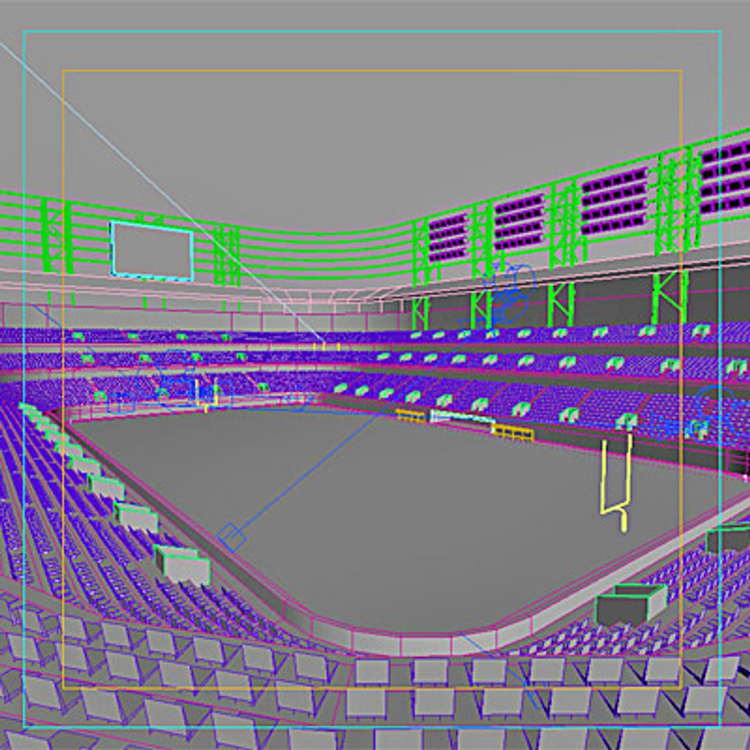 3d football arena