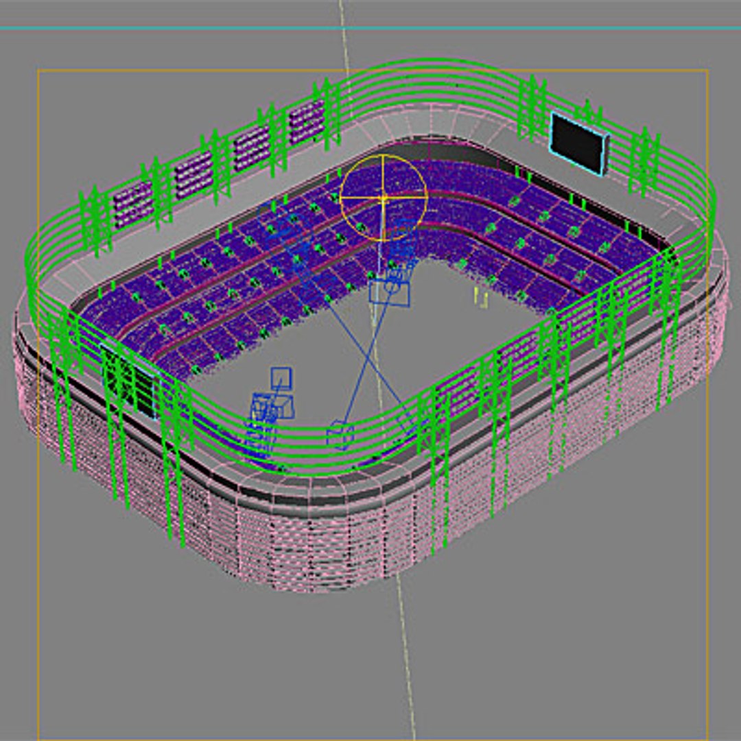 3d football arena