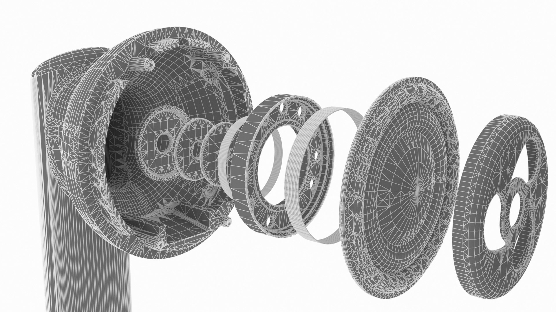 Headset Structure 2 3D - TurboSquid 2397834