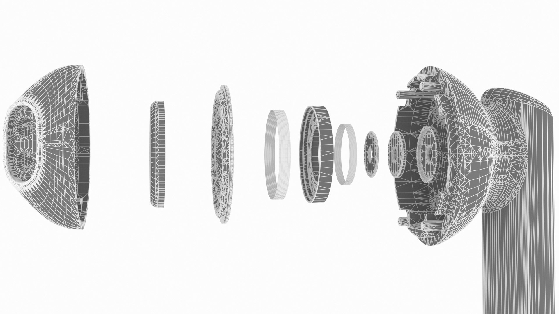 Headset Structure 2 3D - TurboSquid 2397834
