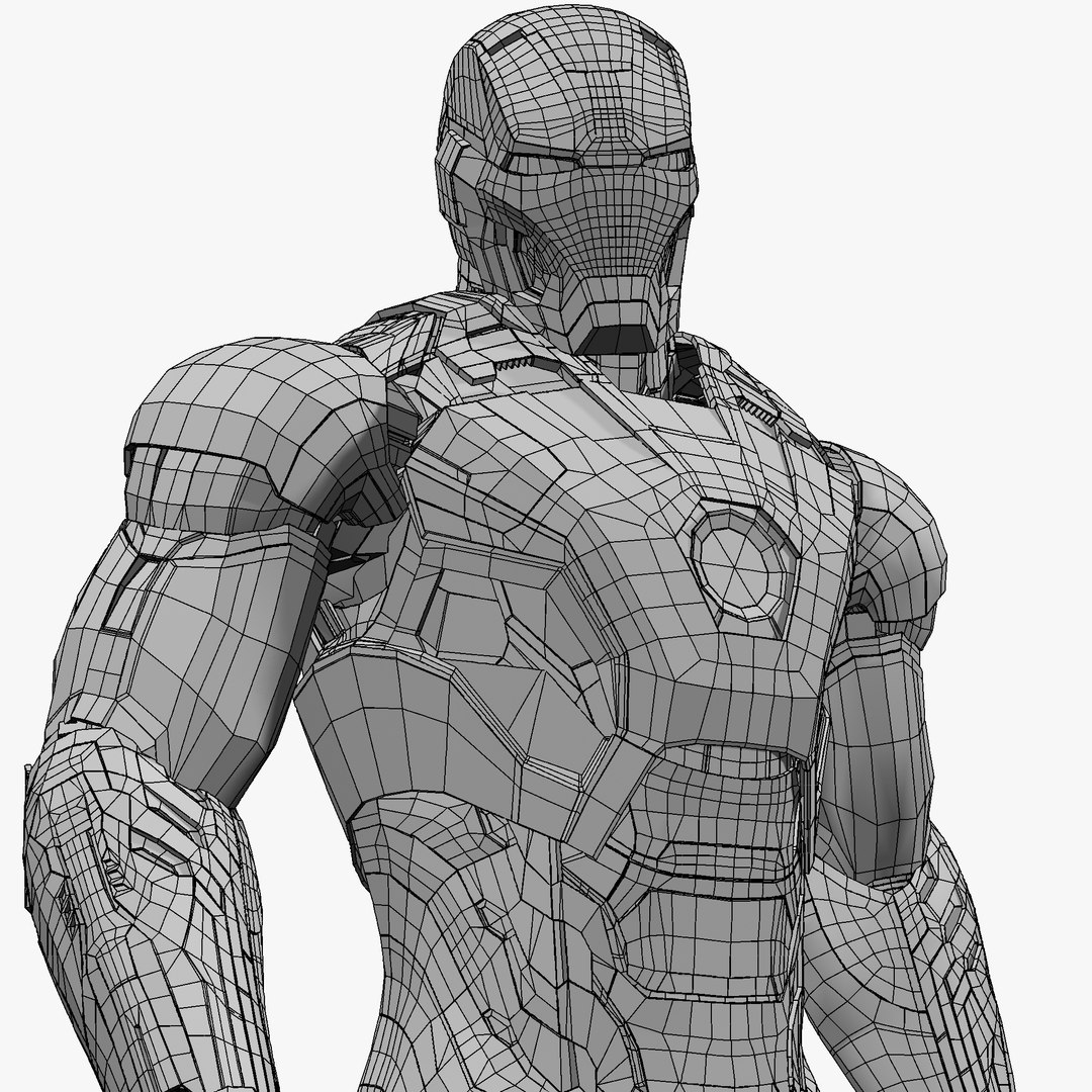 3d Iron Man Avengers Mark