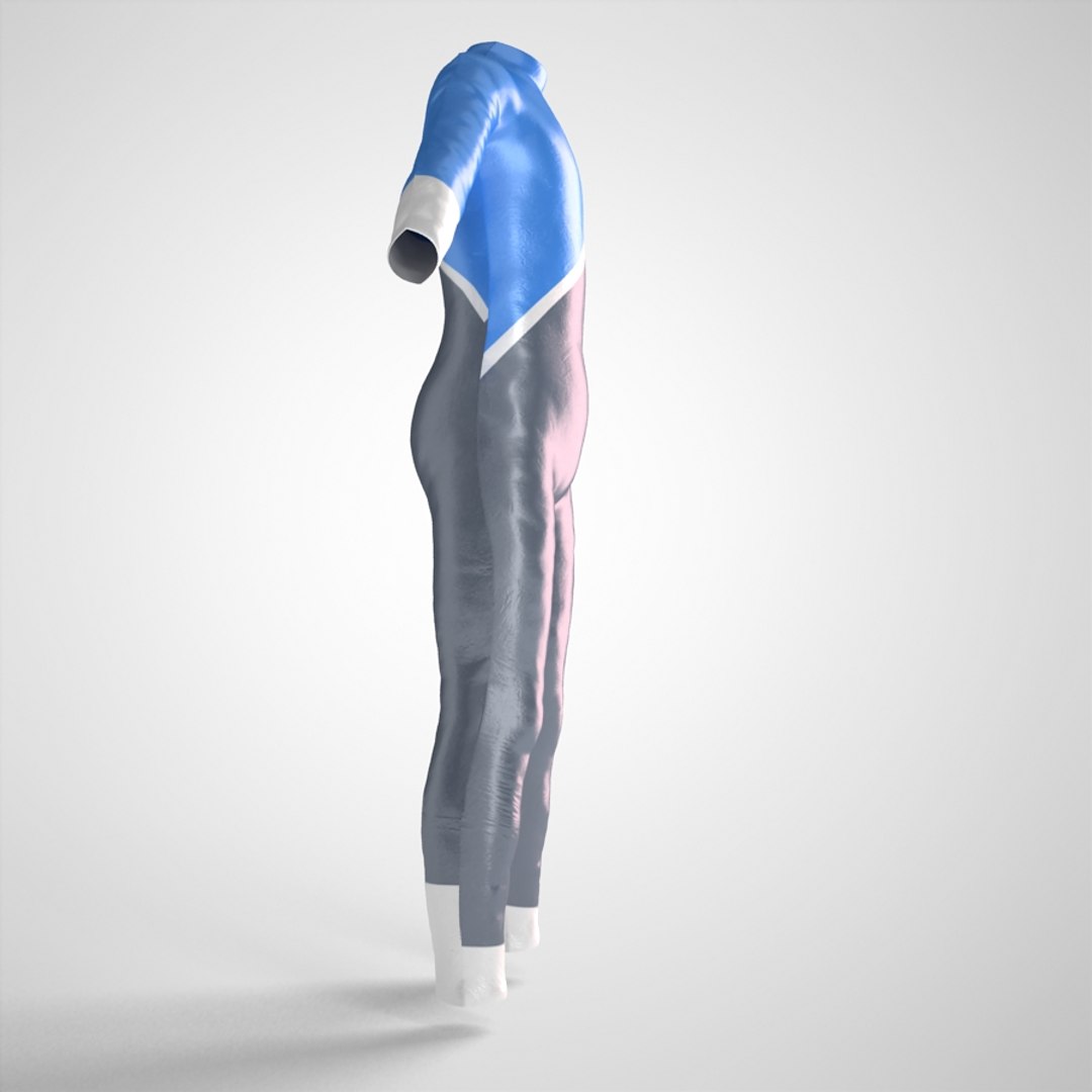 Surfer Swimer Uniform 3d 3ds