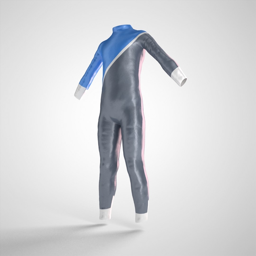 Surfer Swimer Uniform 3d 3ds