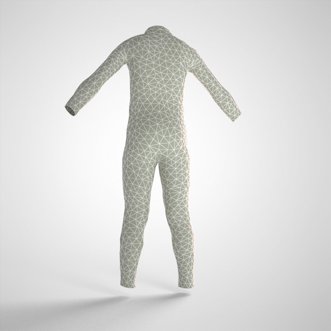 Surfer Swimer Uniform 3d 3ds