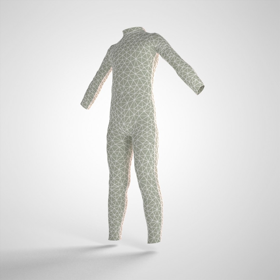 Surfer Swimer Uniform 3d 3ds