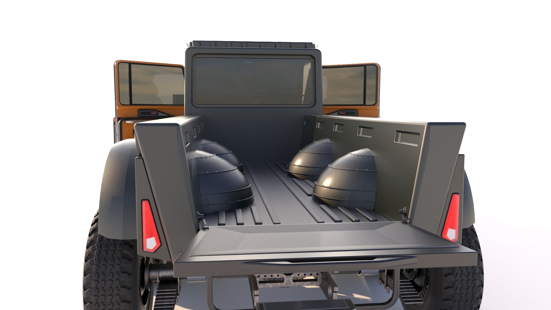 Modern Hunting Pick-up Truck 3D - TurboSquid 1534265