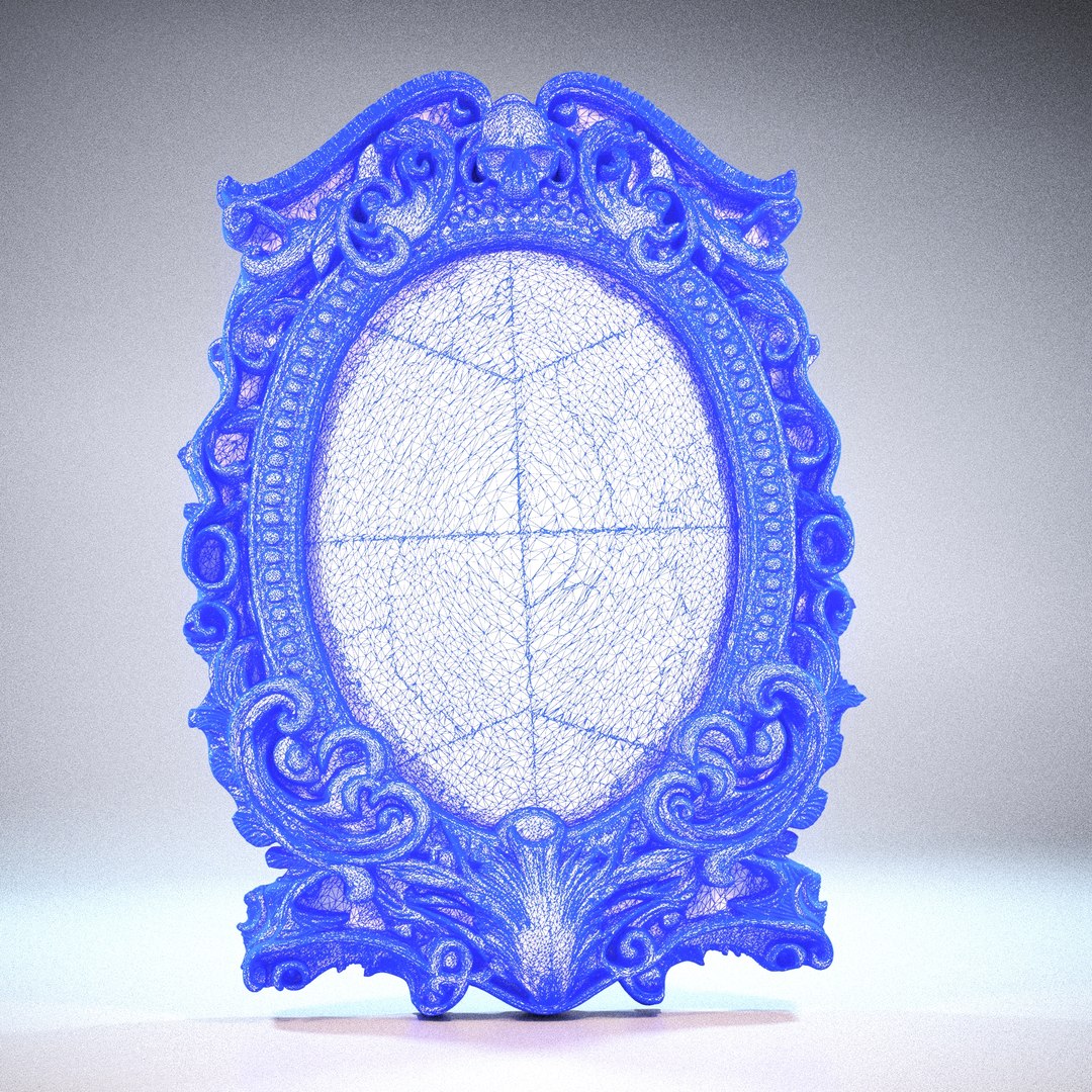 3D Model Alien Silver Mirror - TurboSquid 2517149