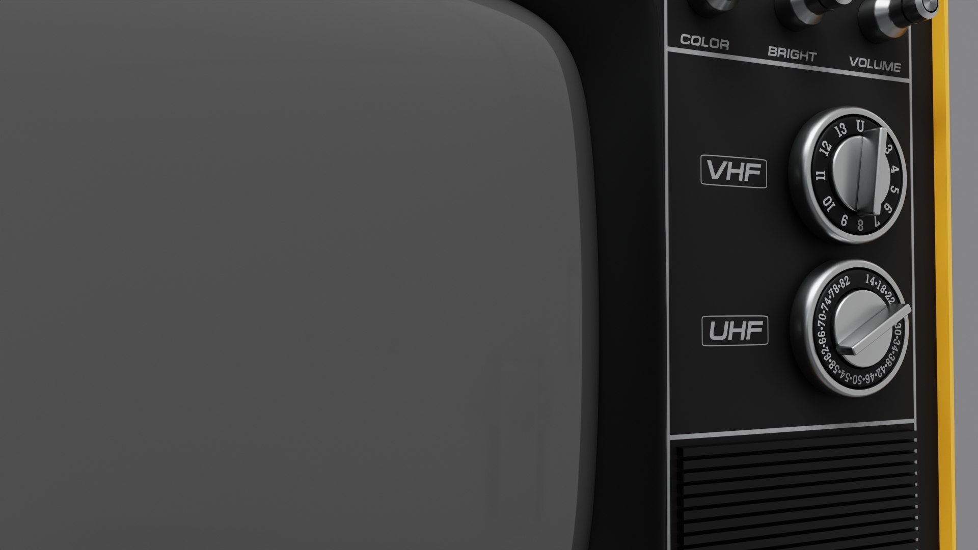 3D Old Style Portable TV Model - TurboSquid 2248998