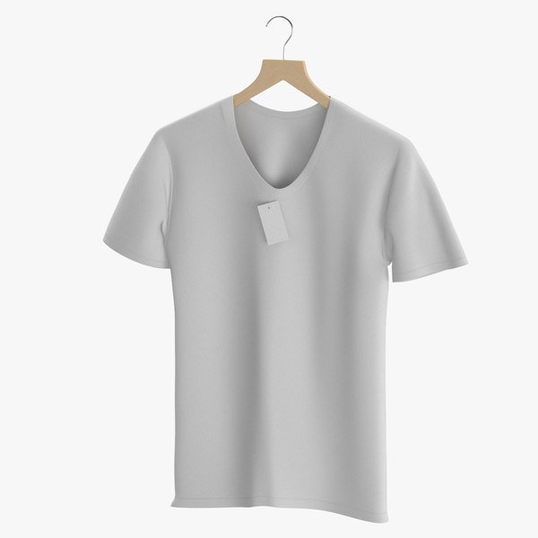 3D Hanging TShirt V Neck Color Variations model - TurboSquid 2022767