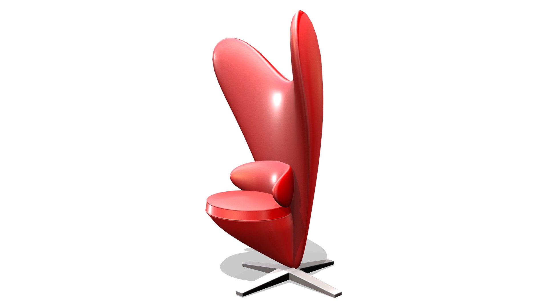 3D Love Heart Chair - TurboSquid 1934751
