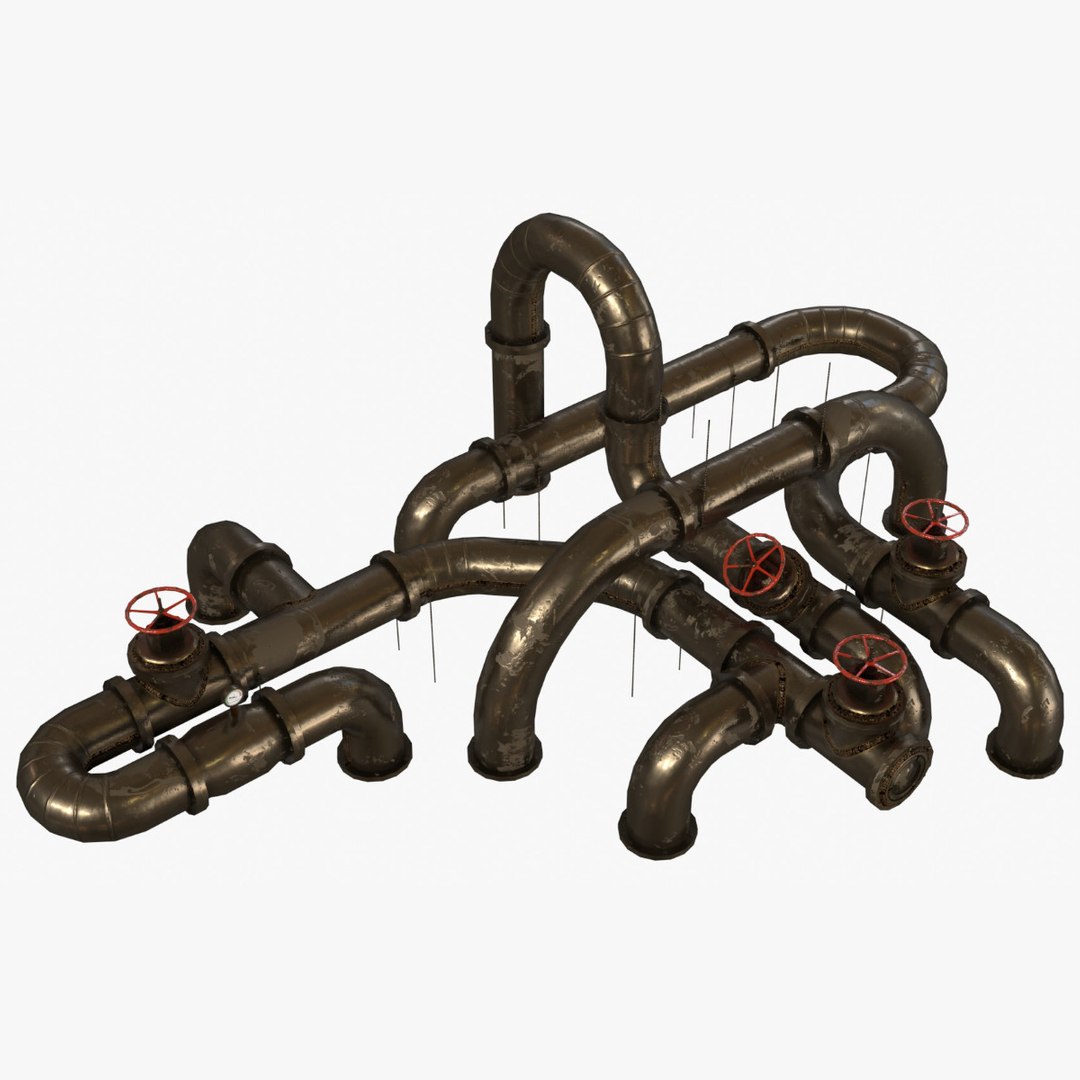 Pipes Assets Pbr Model - TurboSquid 1588828