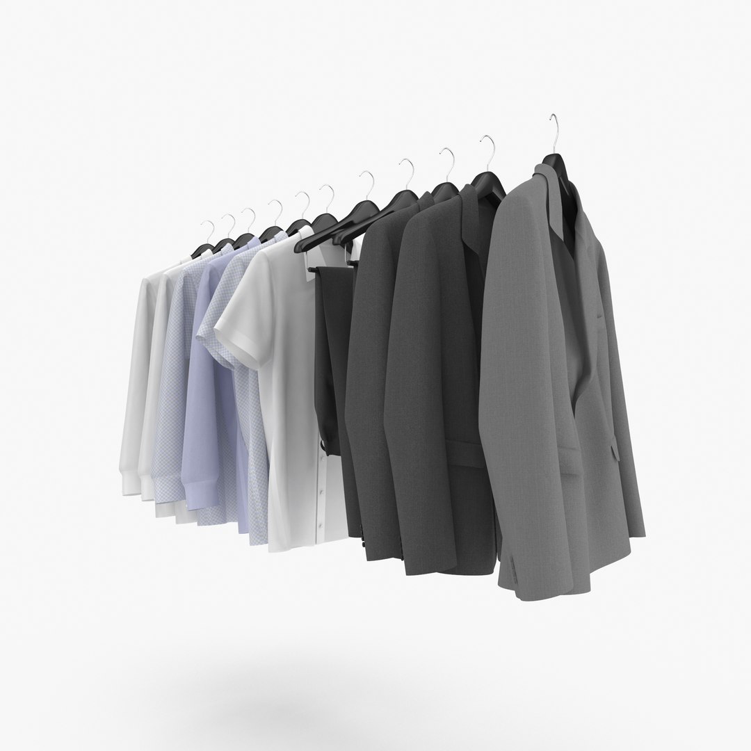 3D Clothes Hangers Model - TurboSquid 1155664