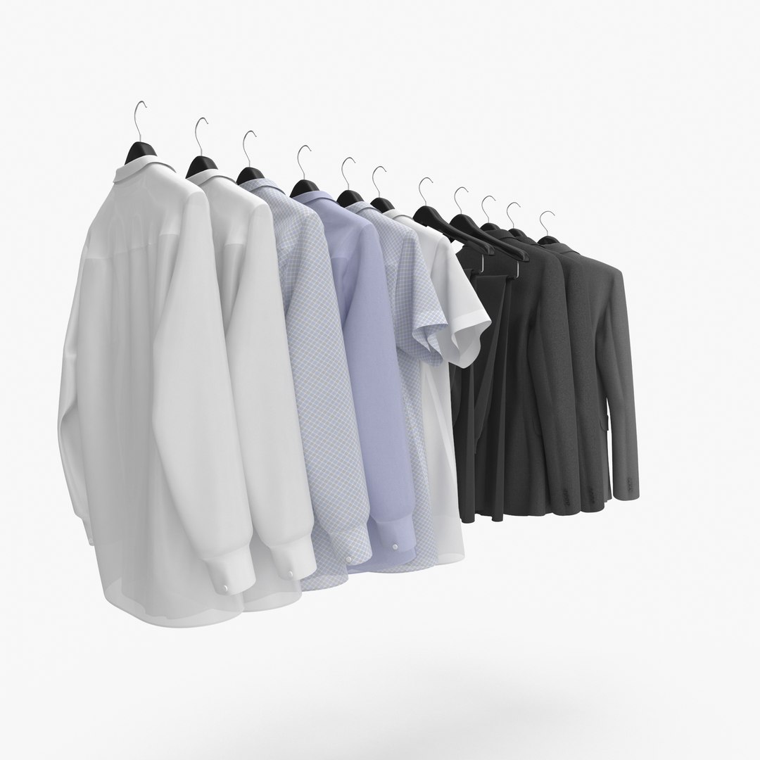 3D Clothes Hangers Model - TurboSquid 1155664