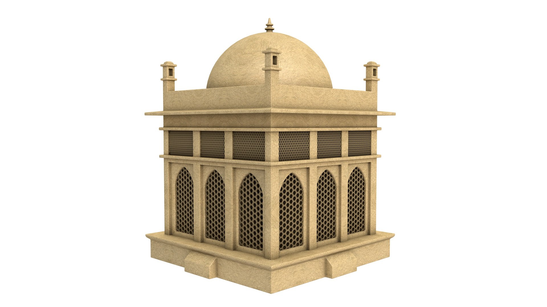 Arab Building 3D Model - TurboSquid 2385373