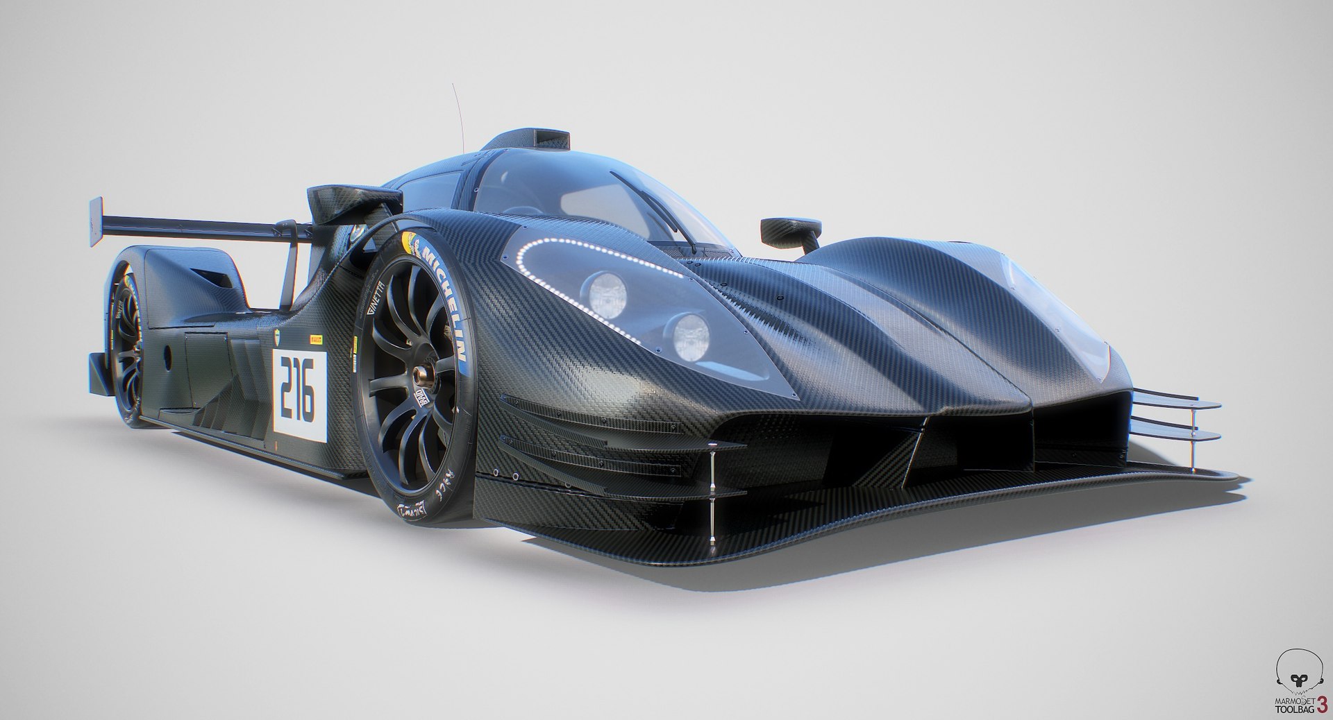 3D Ginetta G61-LT-P3 Le Mans Prototype LMP3 Model - TurboSquid 1782995