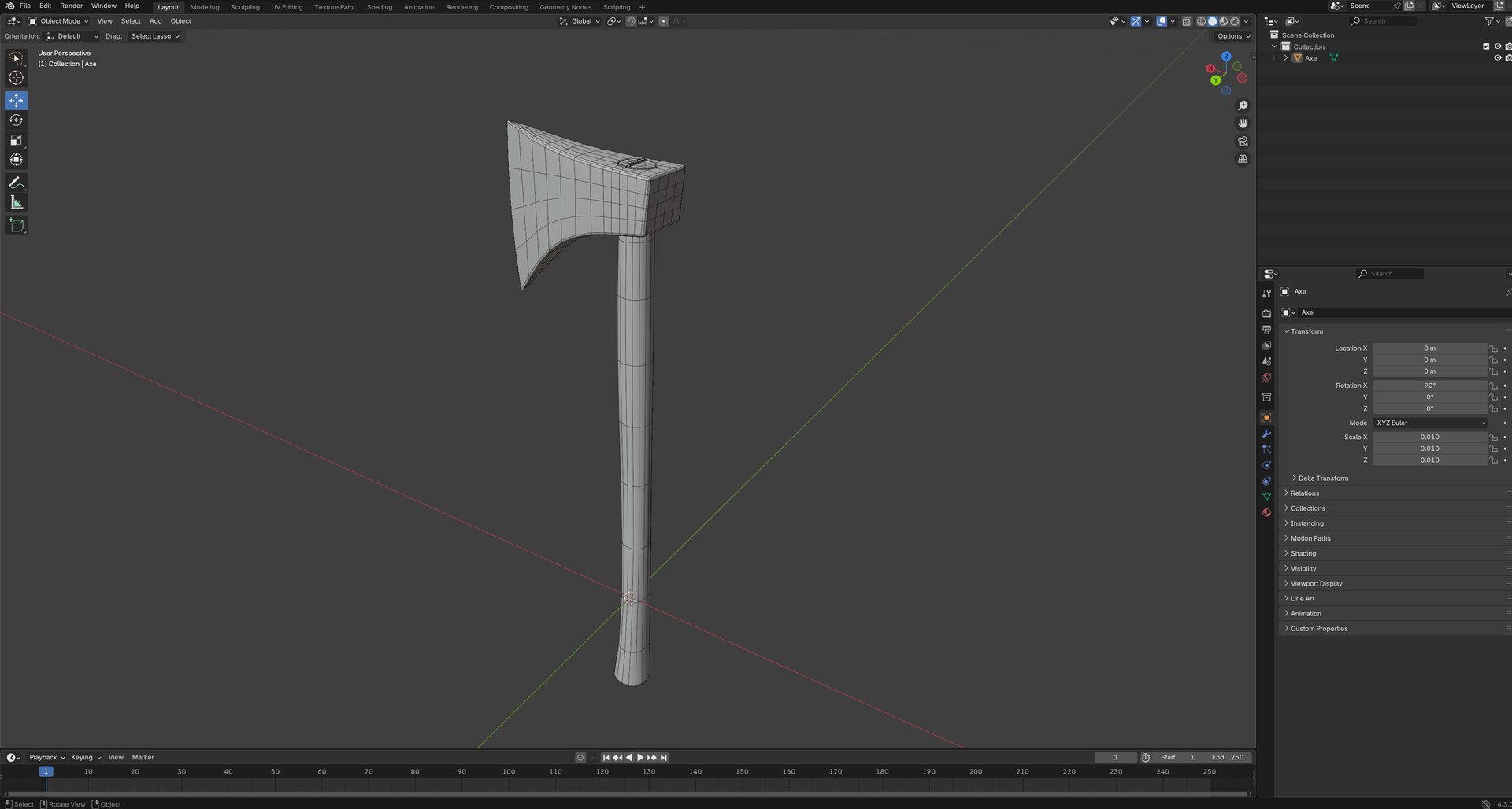 Free Axe MAYA Rigged 3D Model - TurboSquid 2356839