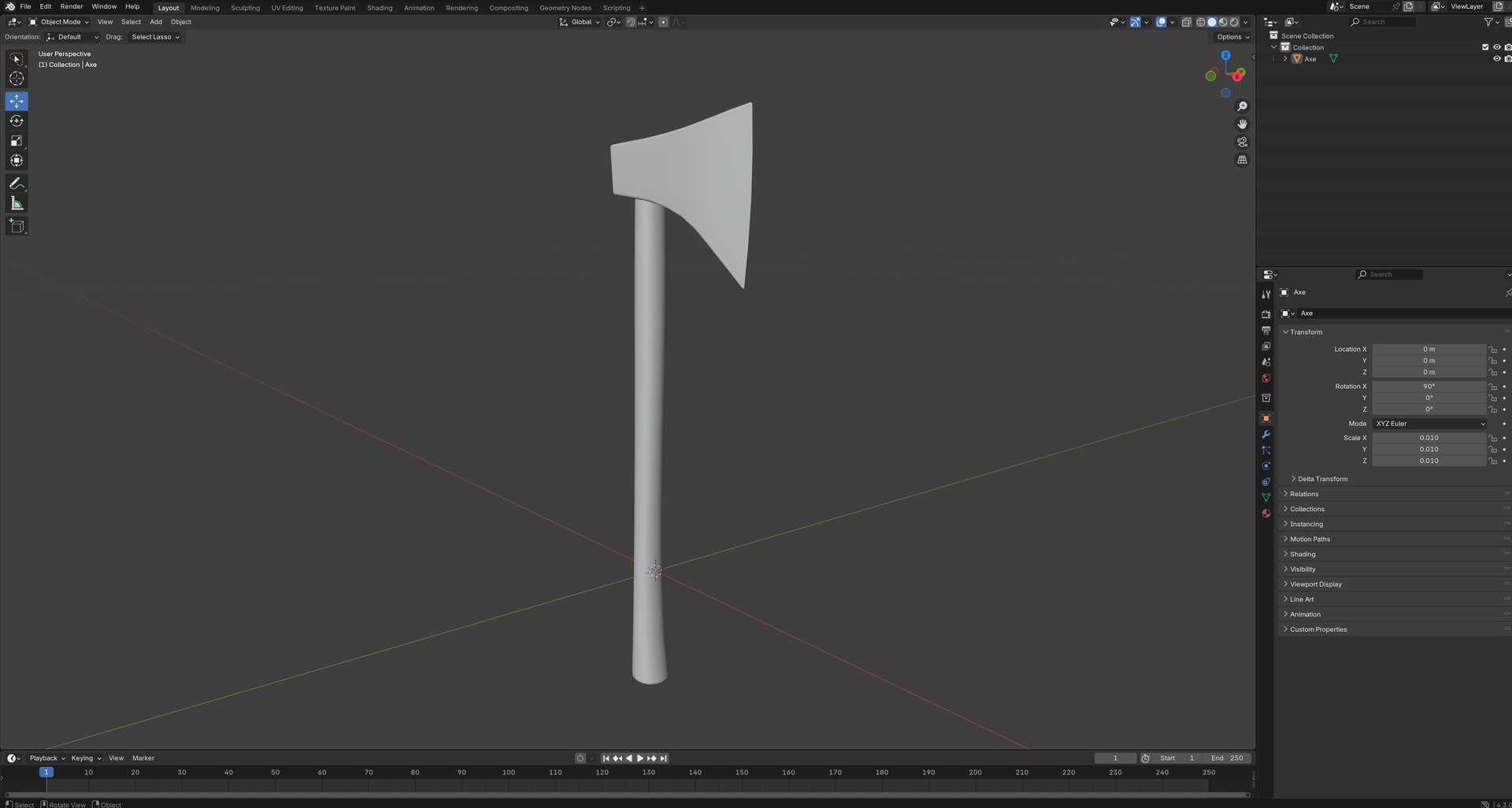 Free Axe MAYA Rigged 3D Model - TurboSquid 2356839