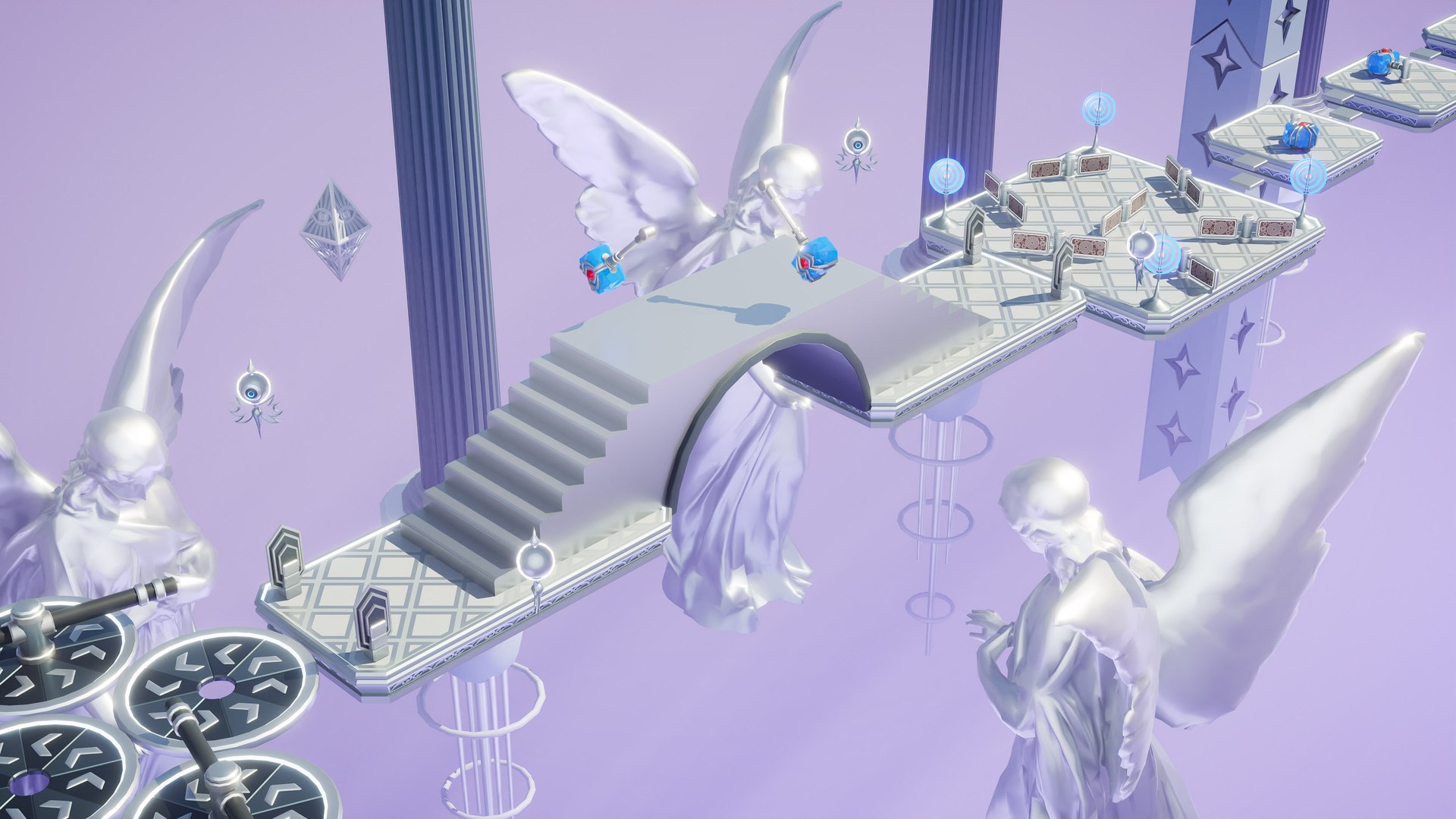 3D Model Platformer 9 Heaven - TurboSquid 2300193