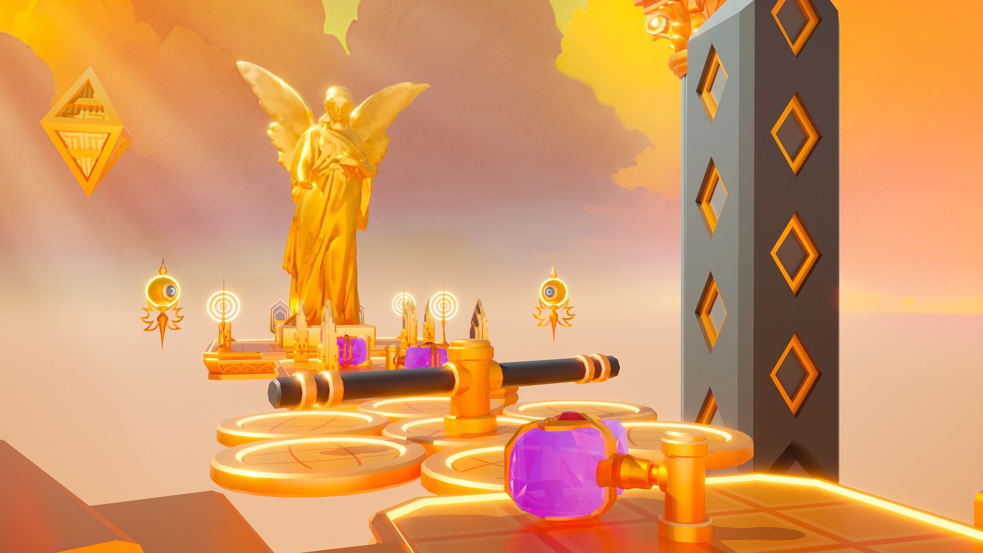 3D Model Platformer 9 Heaven - TurboSquid 2300193