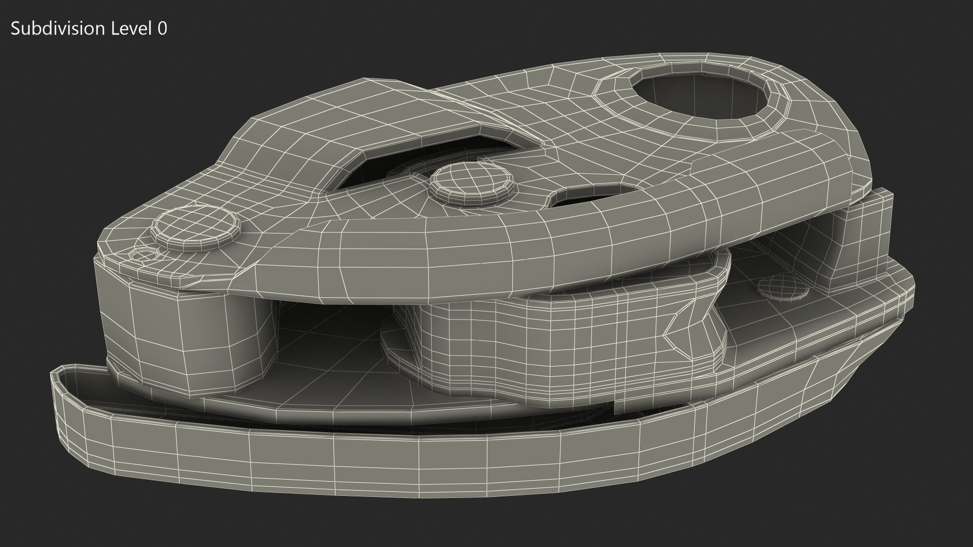 3D Belay Device Gri Gri Metallic - TurboSquid 2188774