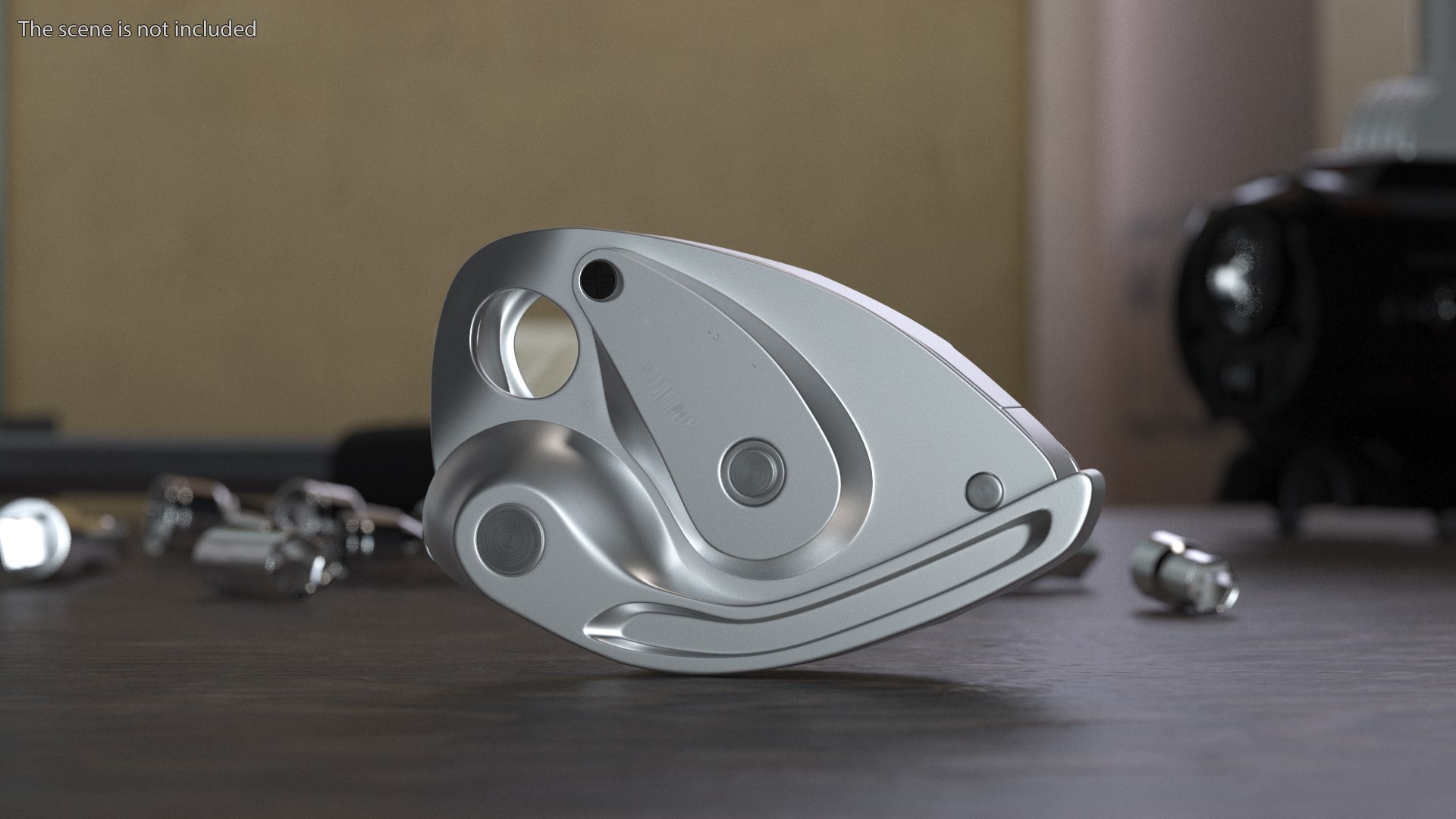 3D Belay Device Gri Gri Metallic - TurboSquid 2188774