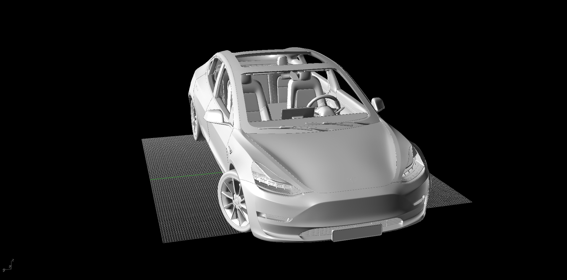 Tesla 3 2018 Interior 3D Model - TurboSquid 1263986