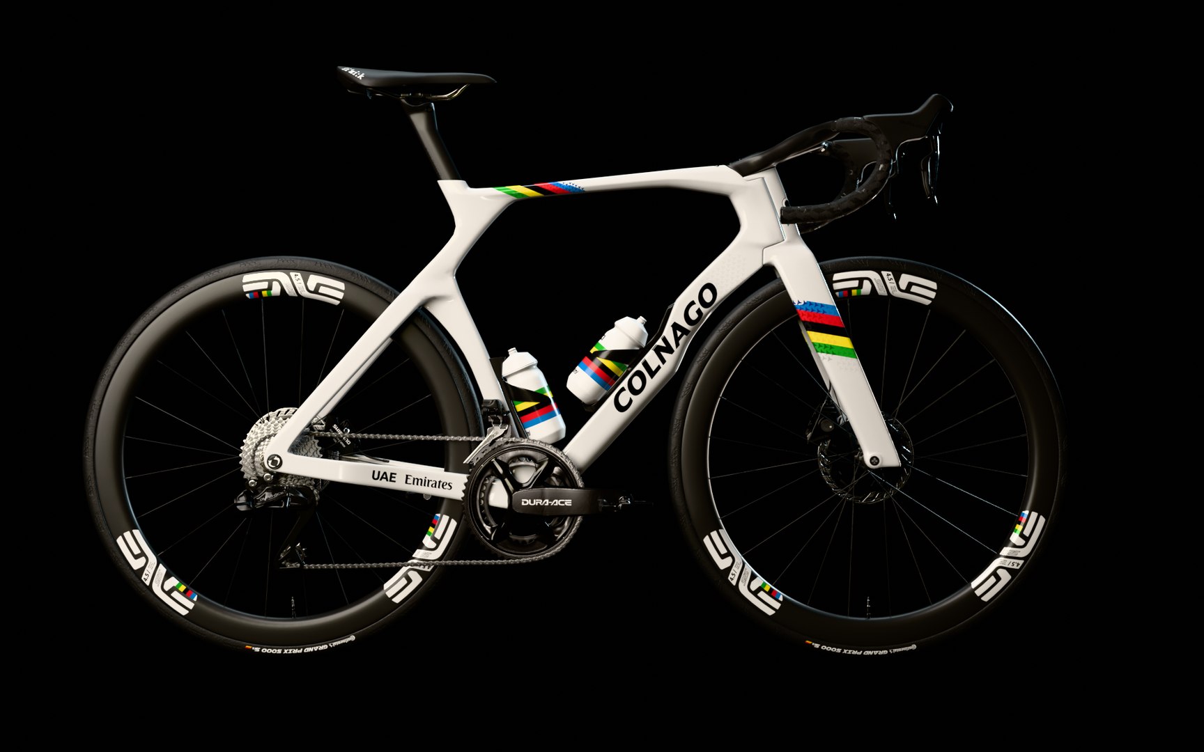 3D COLNAGO Y1Rs Roadbike Rainbow Tadej Pogacar Edition GOAT - TurboSquid 2367161