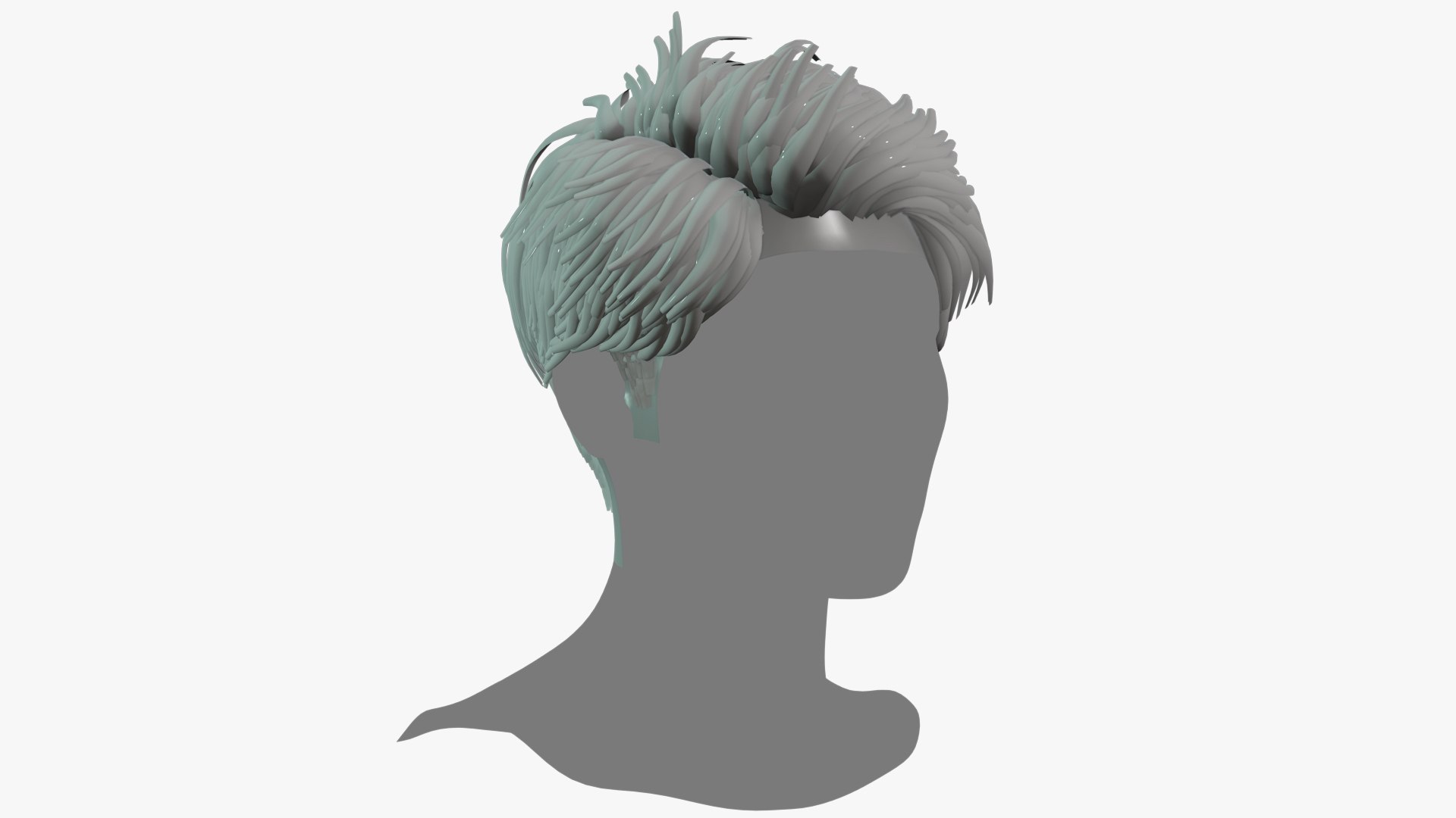 Male Hair - 008 3D Model - TurboSquid 1776292