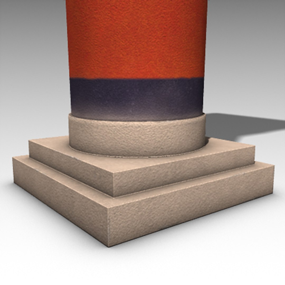 Free Obj Model Minoan Columns