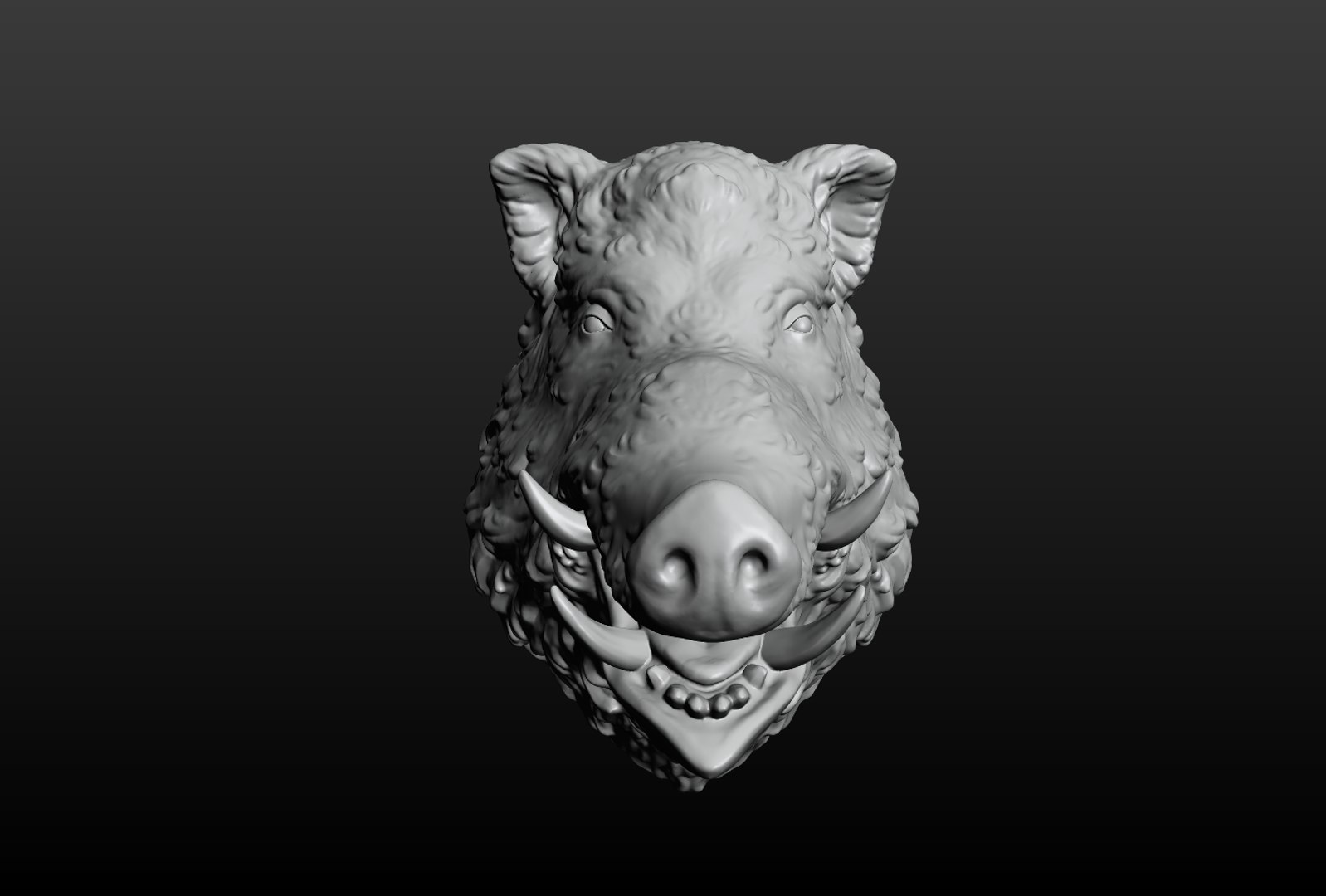 3D Head Boar - TurboSquid 1171140