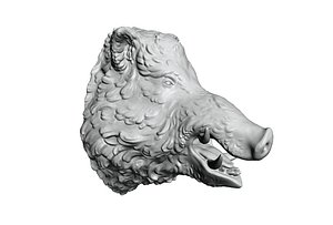 Boar STL Models for Download | TurboSquid