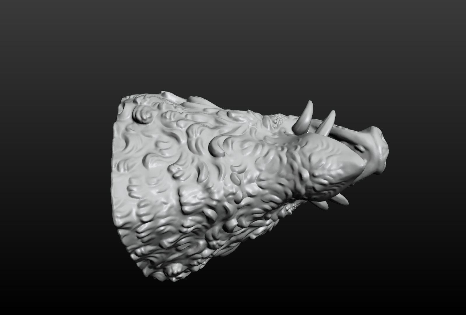 3D Head Boar - TurboSquid 1171140