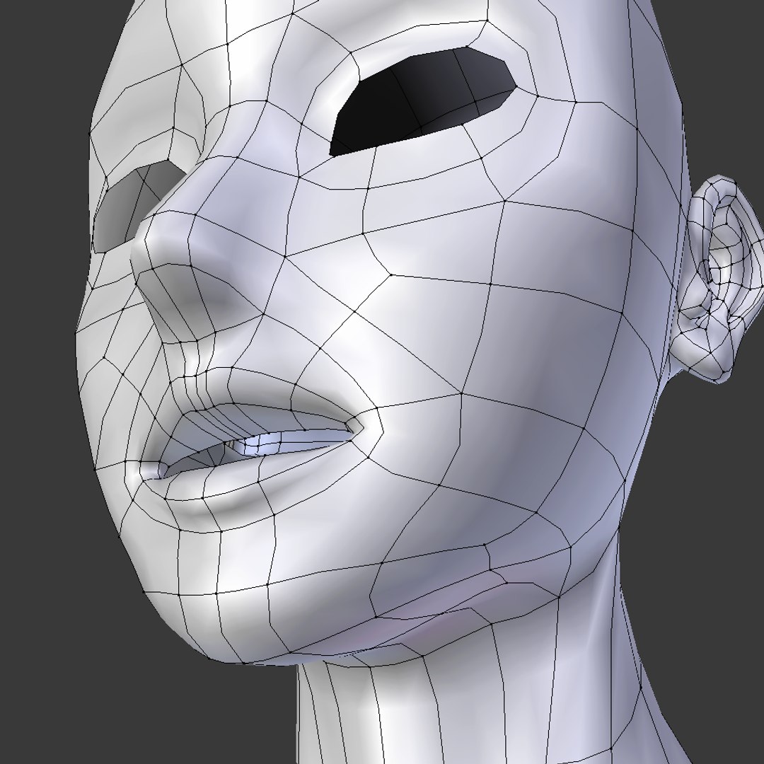 Head Base Mesh 3d Model