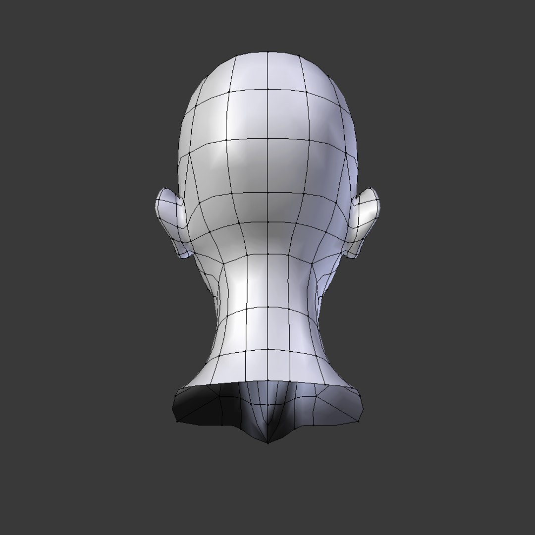 Head Base Mesh 3d Model