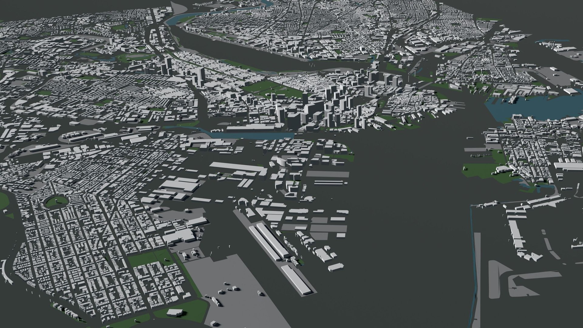 3D Collection - Cities in USA - mass buildings model - TurboSquid 2176314