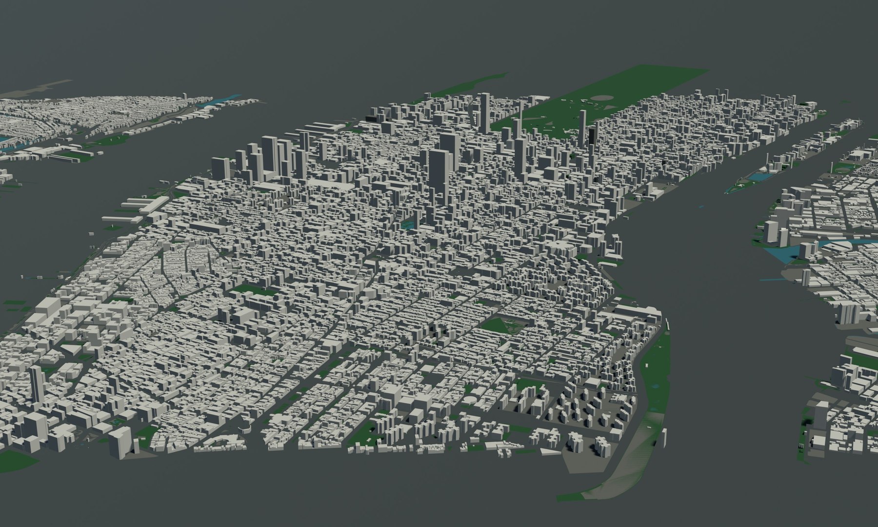 3D Collection - Cities In USA - Mass Buildings Model - TurboSquid 2176314