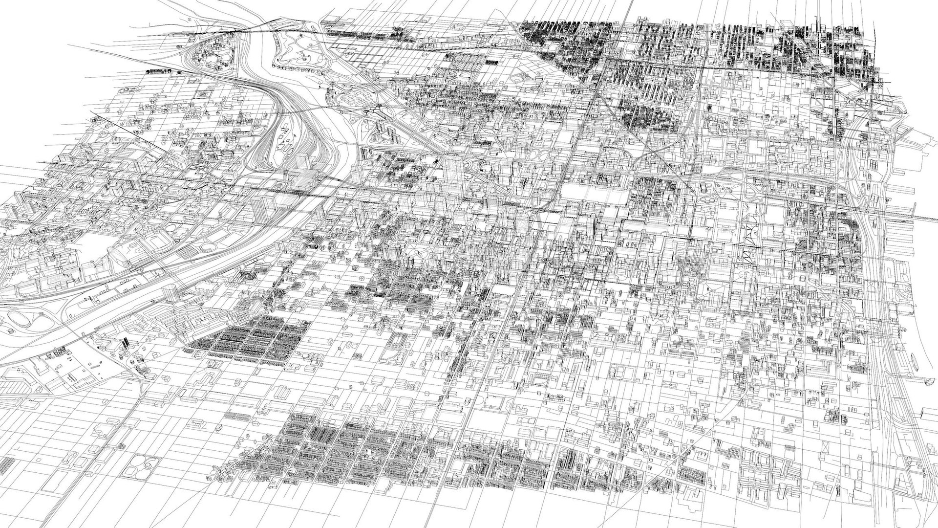 3D Collection - Cities In USA - Mass Buildings Model - TurboSquid 2176314