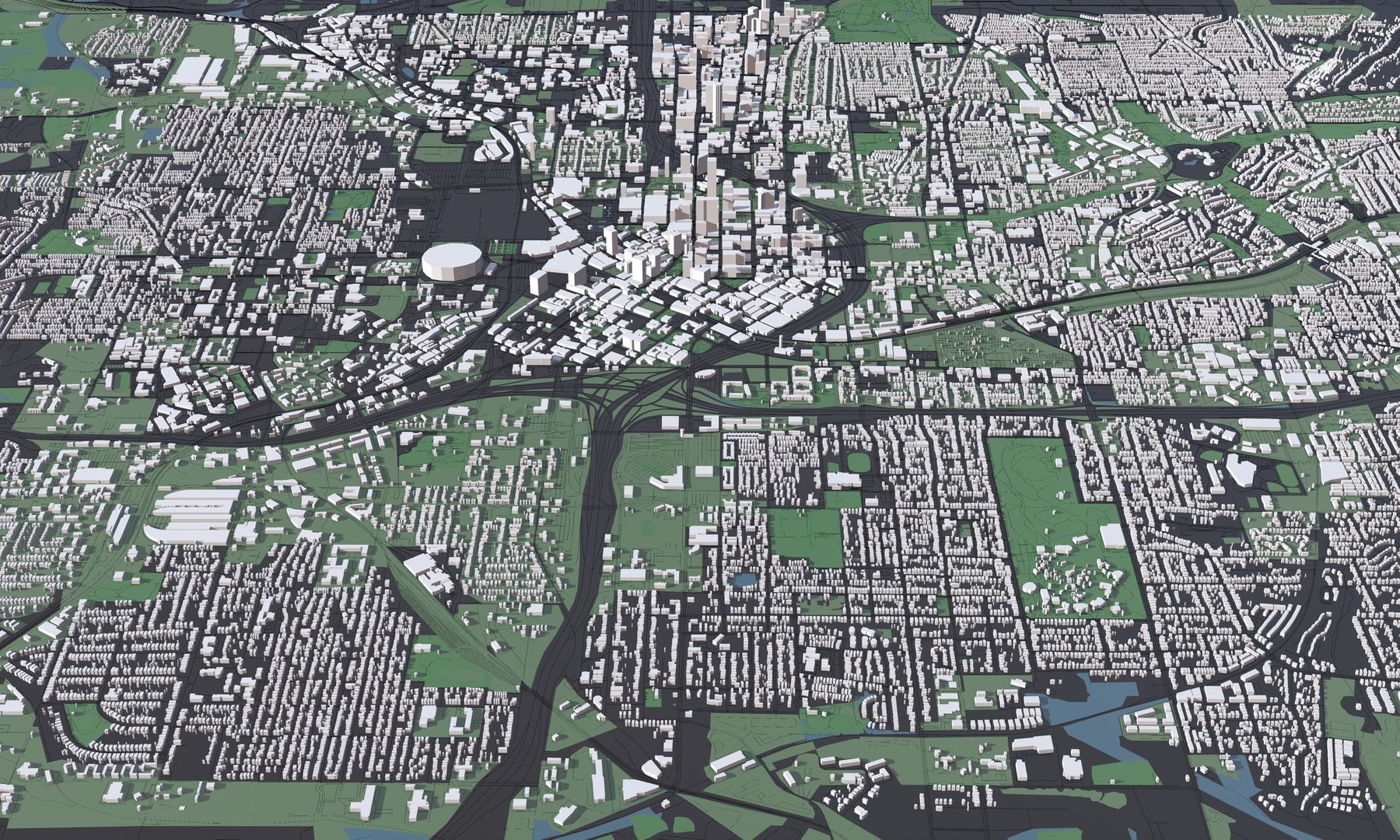 3D Collection - Cities in USA - mass buildings model - TurboSquid 2176314