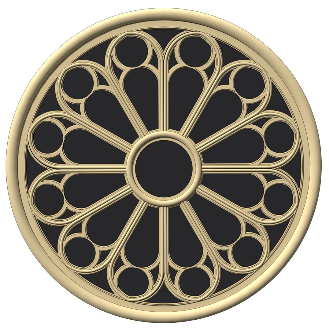Rose Window Collection 3D Model - TurboSquid 1767574
