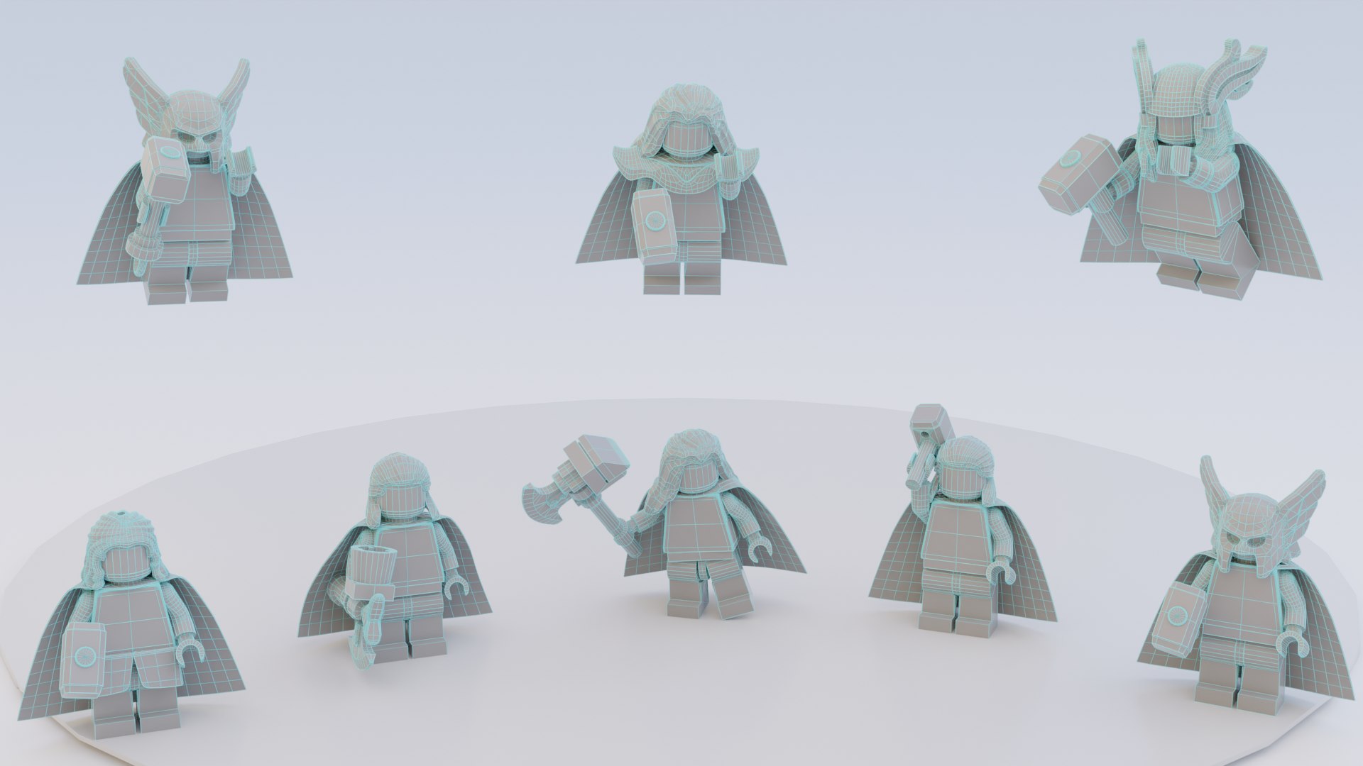 3D Lego Thor Pack - TurboSquid 1987831