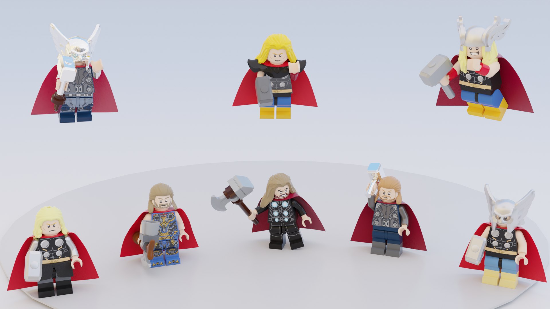 3D Lego Thor Pack - TurboSquid 1987831